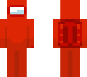 ~ Red Crewmate ~ | Minecraft Skin
