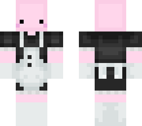 axolotl in maid dress | Minecraft Skin