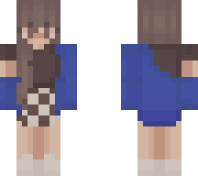 Blue Puffer Jacket | Minecraft Skin