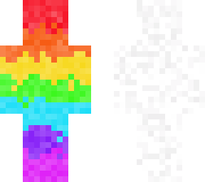Rainbow Dripping Minecraft Skins