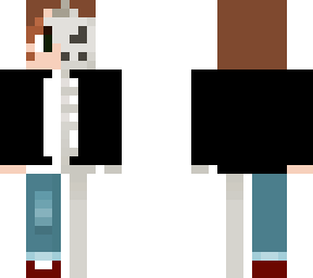 half skeleton | Minecraft Skin