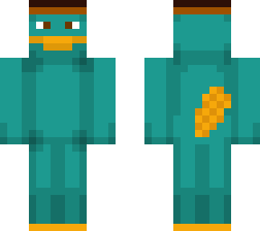 perry the platypus with tail | Minecraft Skin