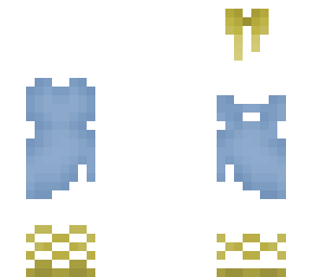 ShortCut Blue Dress Base | Minecraft Skin
