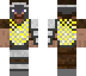 Steve the Noob (Beserker Level/Gold chainmail chestplate)) | Minecraft Skin
