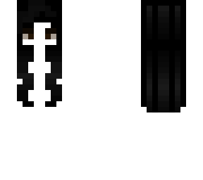 black hair aesthetic | Minecraft Skin