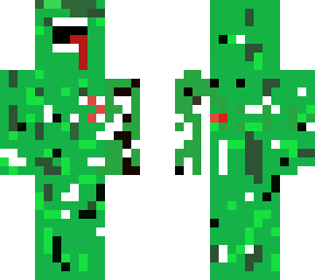 Deformed Mutated Creeper REMAKE | Minecraft Skin