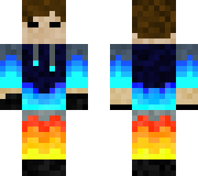 Fire Gamer Boy | Minecraft Skin