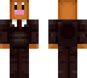Muscular Business Diglett | Minecraft Skin