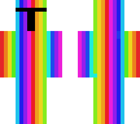 rainbow man knight | Minecraft Skin