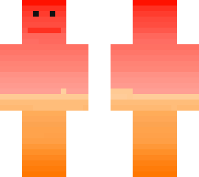 Red Gradient Man | Minecraft Skin