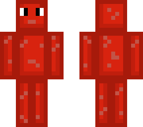 Red Man with face and detail | Minecraft Skin