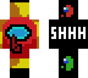 SHHHHHH there's an imposter among us V2 | Minecraft Skin