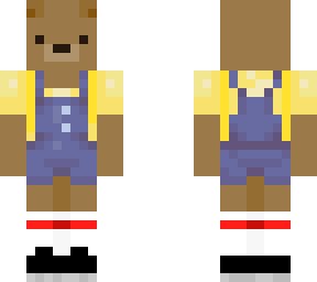 Teddy Bear in Casual Outfit | Minecraft Skin