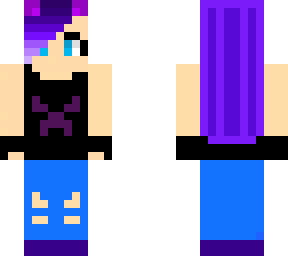 wolf gamer girl | Minecraft Skin