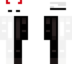 black and white devil boy | Minecraft Skin