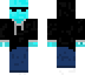 Cool Blue Man | Minecraft Skin