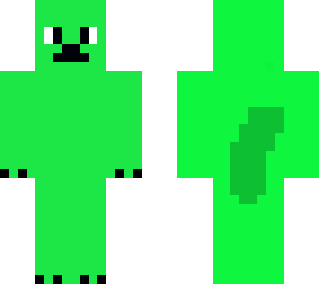 Green wolf | Minecraft Skin