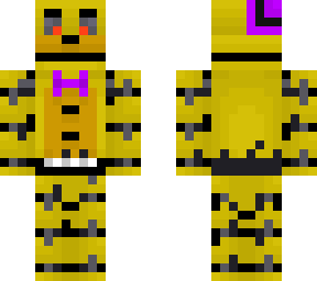 Nightmare Fredbear | Minecraft Skin