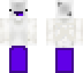 purple bedless noob | Minecraft Skin