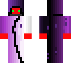 Purple Cloaked Warrior | Minecraft Skin
