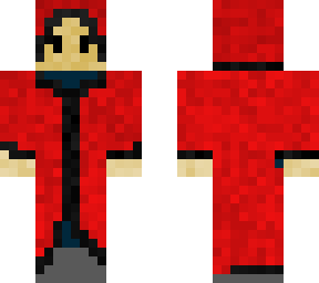 Red Cloaked Warrior | Minecraft Skin