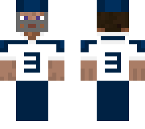 Seahawks White | Minecraft Skin