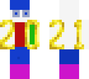 2021 skin happy new year | Minecraft Skin