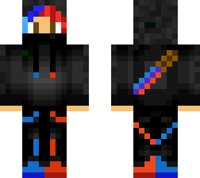 Blue And Red Boy | Minecraft Skin