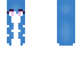 Blue Hair (Template) | Minecraft Skin