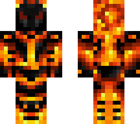 Fire Demon Minecraft Skin