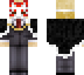 Kitsune Mask Suit | Minecraft Skin