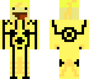 Kurama Mode Churro Naruto Anime Seiries | Minecraft Skin