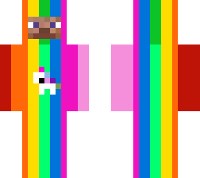 Rainbow steve | Minecraft Skin