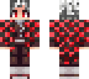 Demon Tanjiro | Minecraft Skin