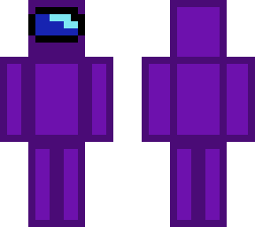 purple crewmate / A.R.M.Y crewmate 1# ( lined) | Minecraft Skin