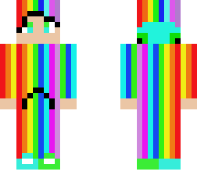 Rainbow kid | Minecraft Skin