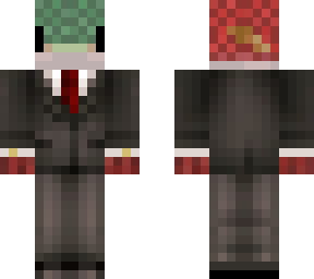 Salmon in a suit | Minecraft Skin