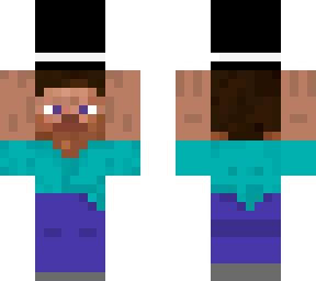 Steve With Hat | Minecraft Skin