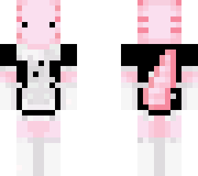 axolotl maid | Minecraft Skin