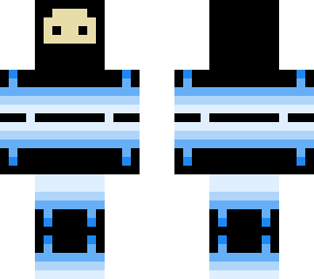 Blue And Black | Minecraft Skin