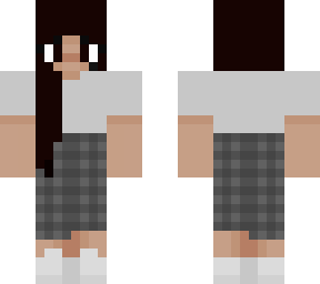 Cute brown haired girl | Minecraft Skin