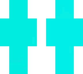 Cyan SKin | Minecraft Skin