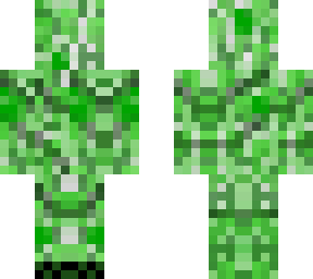 Faceless creeper | Minecraft Skin