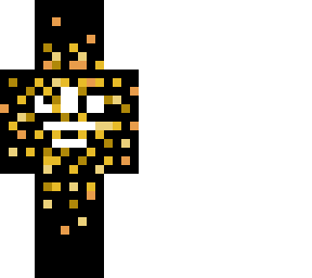 gold skull | Minecraft Skin