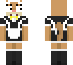 sandy from spongebob maid | Minecraft Skin