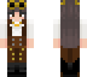 Steampunk Fashion Girl | Minecraft Skin