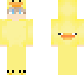 Updated Blonde duck Onesie | Minecraft Skin