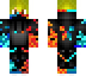 Blonde water fire | Minecraft Skin