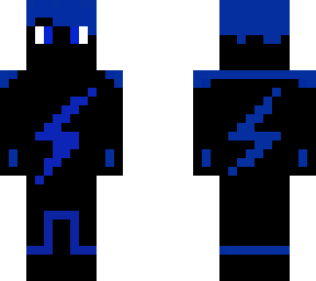 Blue lightning | Minecraft Skin