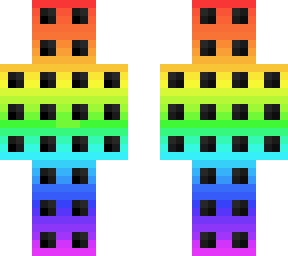 Chromatic glow effect | Minecraft Skin